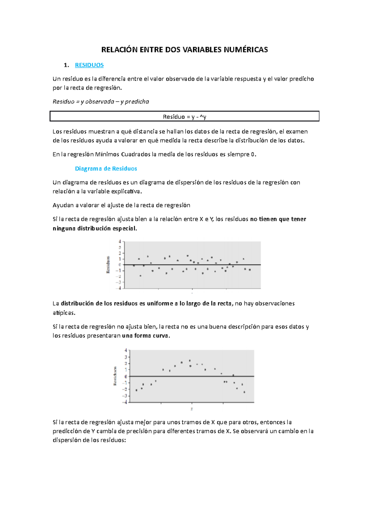 Relación Entre DOS Variables Numericas 2 semana 6 - RELACIÓN ENTRE DOS ...
