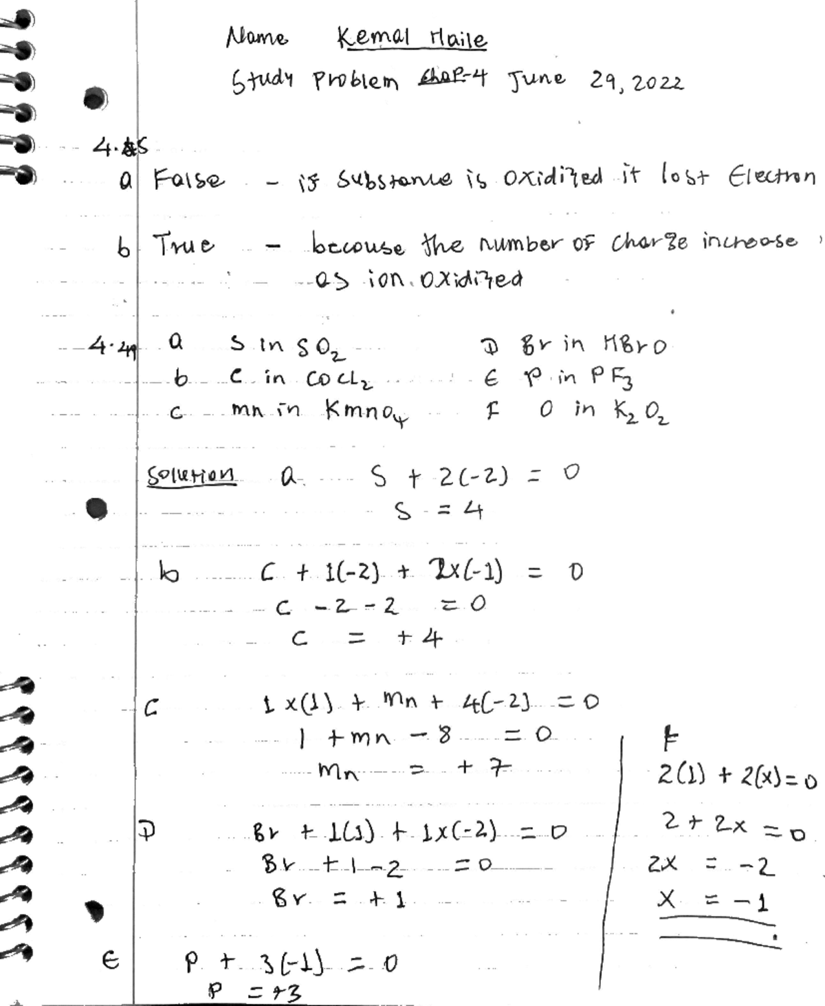 Study Problem MATH 187 Studocu