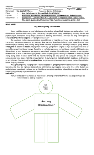 Quarter 4 Module 4 - share to your cm - i SHS Statistics and ...