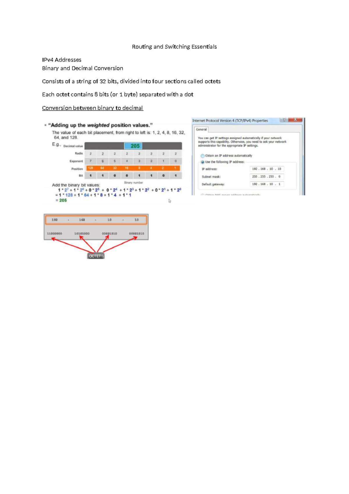 Routing and Switching Essentials Notes - Routing and Switching ... Routing and Switching Essentials Notes - Routing and Switching ...