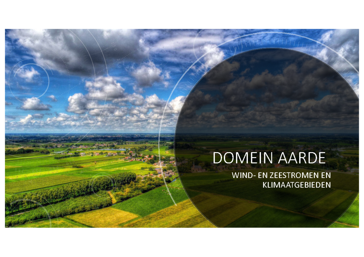 HV Aarde - klimaten en landschappen - WIND- EN ZEESTROMEN EN ...