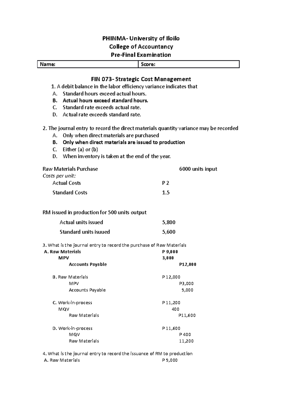 PRE- Final-FIN073 - v,v,n - PHINMA- University of Iloilo College of ...