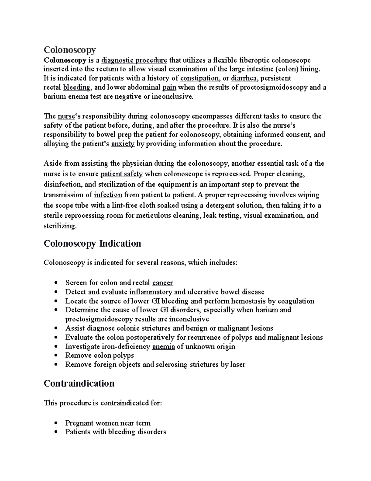 Colonoscopy - This study guide can help nurses understand their tasks ...