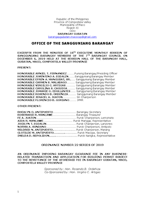 Dilg-memocircular-Guidelines - Barangay Clearance Integration - Human ...