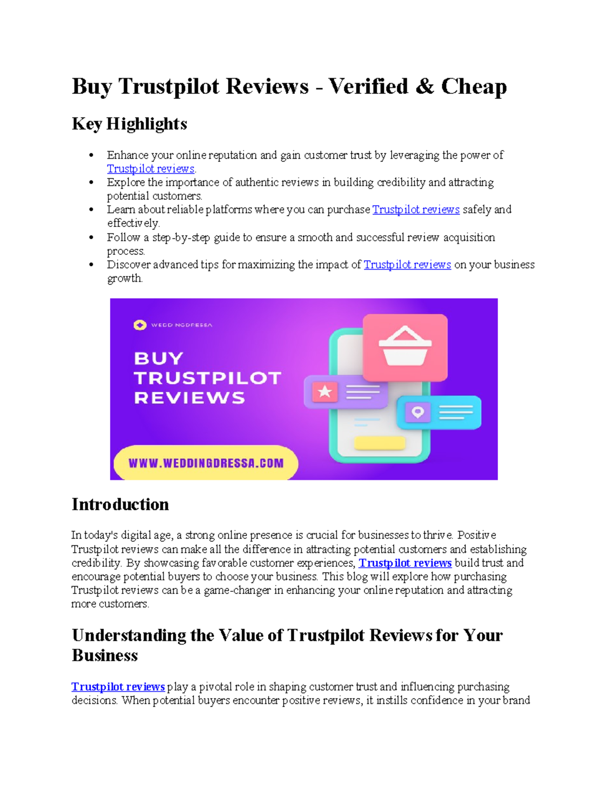 Buy Trustpilot Reviews - Explore the importance of authentic reviews in ...