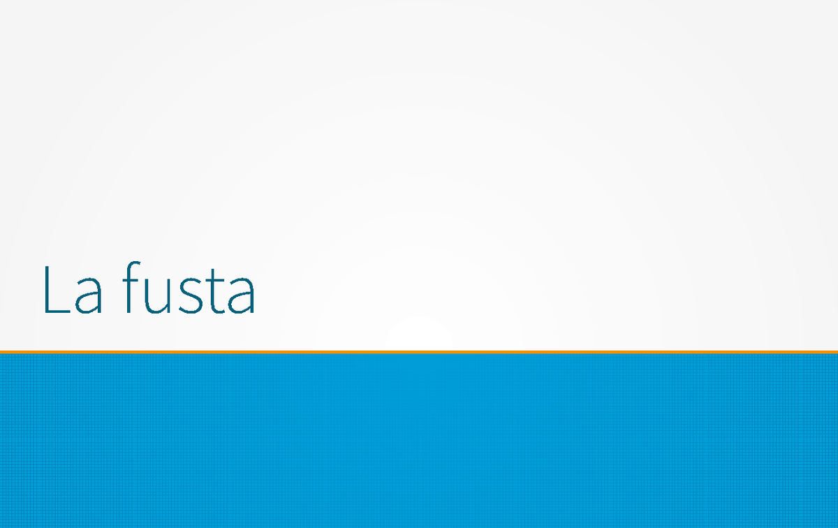 Fusta - La fusta Per què és important la fusta? Índex Origen. Obtenció ...