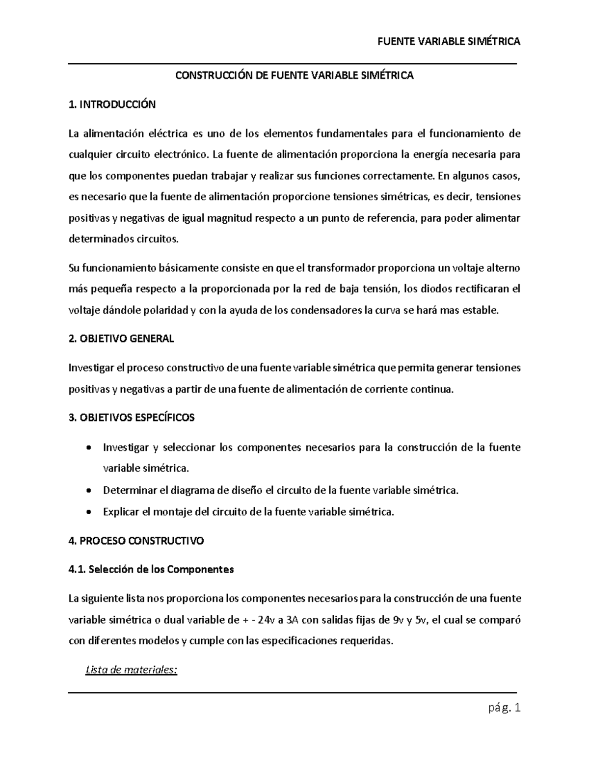 Investigacion Fuente Variable Simetrica - CONSTRUCCIÓN DE FUENTE ...