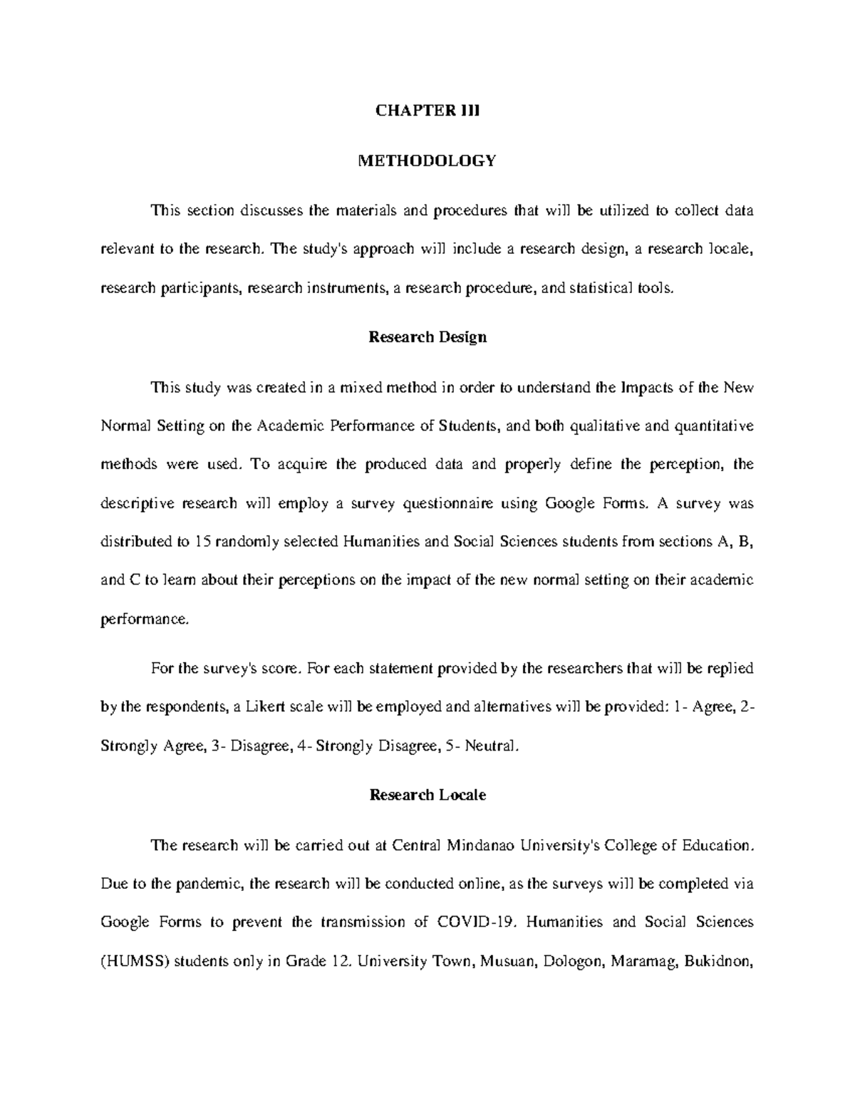 Chapter-III- Methodology - CHAPTER III METHODOLOGY This section ...