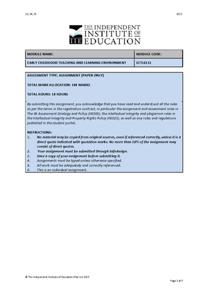 ECDX5112 ECDX105a Activity Plan Template - ECD Teacher-Guided Activity ...