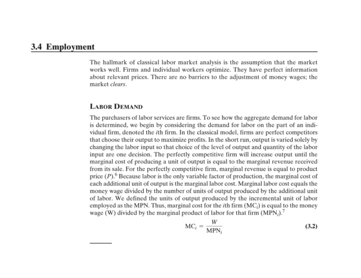 Output and employment- employment - MACRO ECONOMICS - Studocu