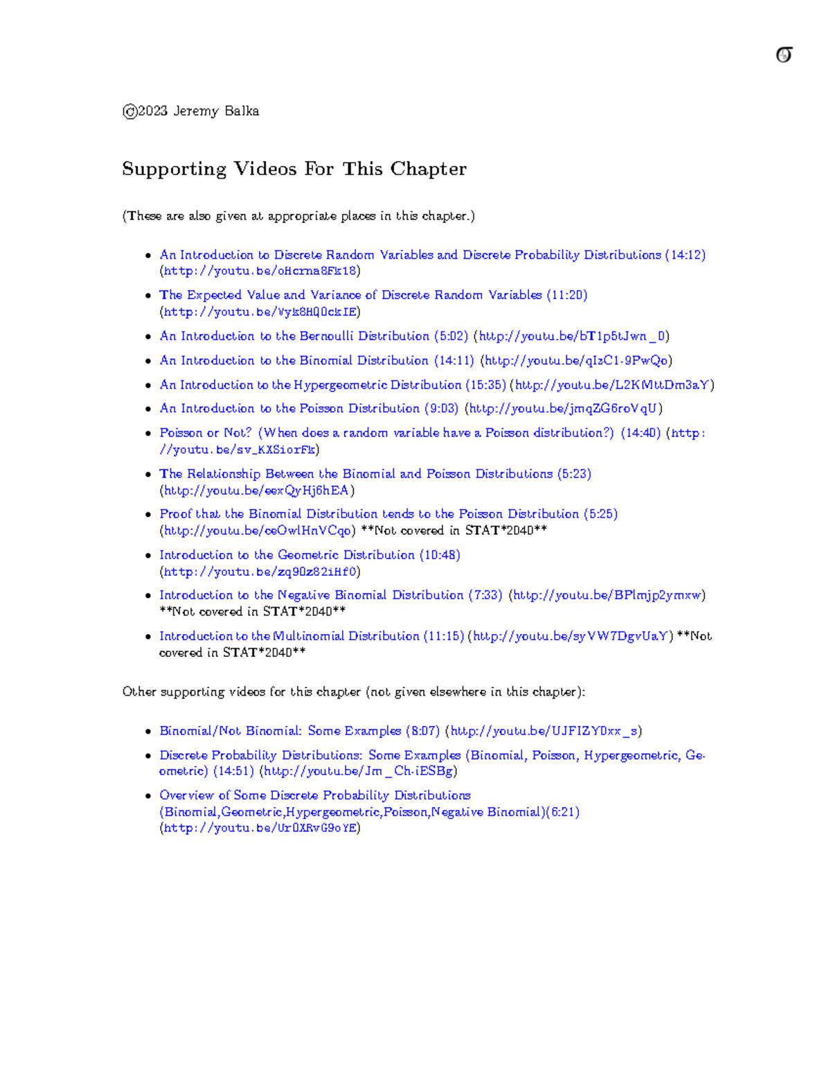 Jb ise discreterv before - ©2023 Jeremy Balka Supporting Videos For ...