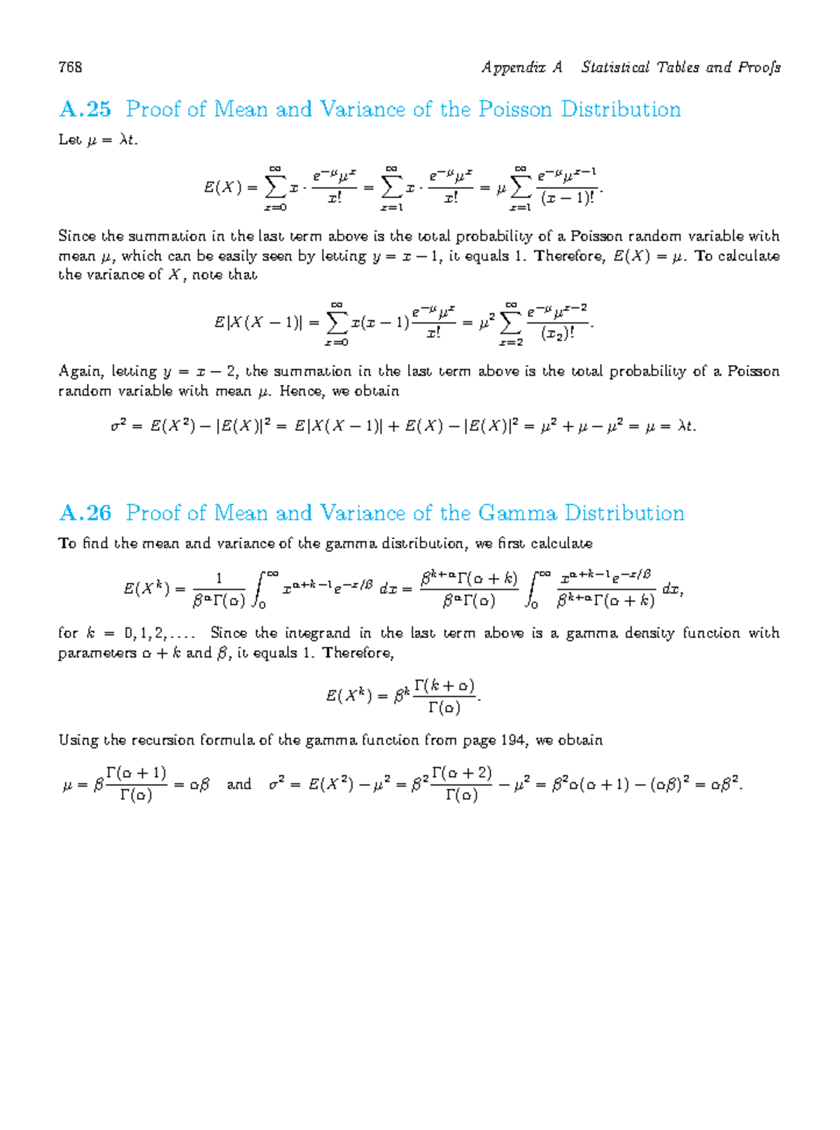 Probability and Statistics for Engineers-789-812 - 768 Appendix A ...