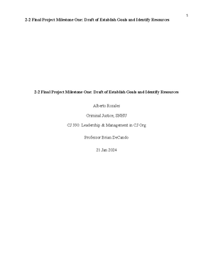 Project Milestone One CJ 330 - Project Milestone One Samantha Minaya ...