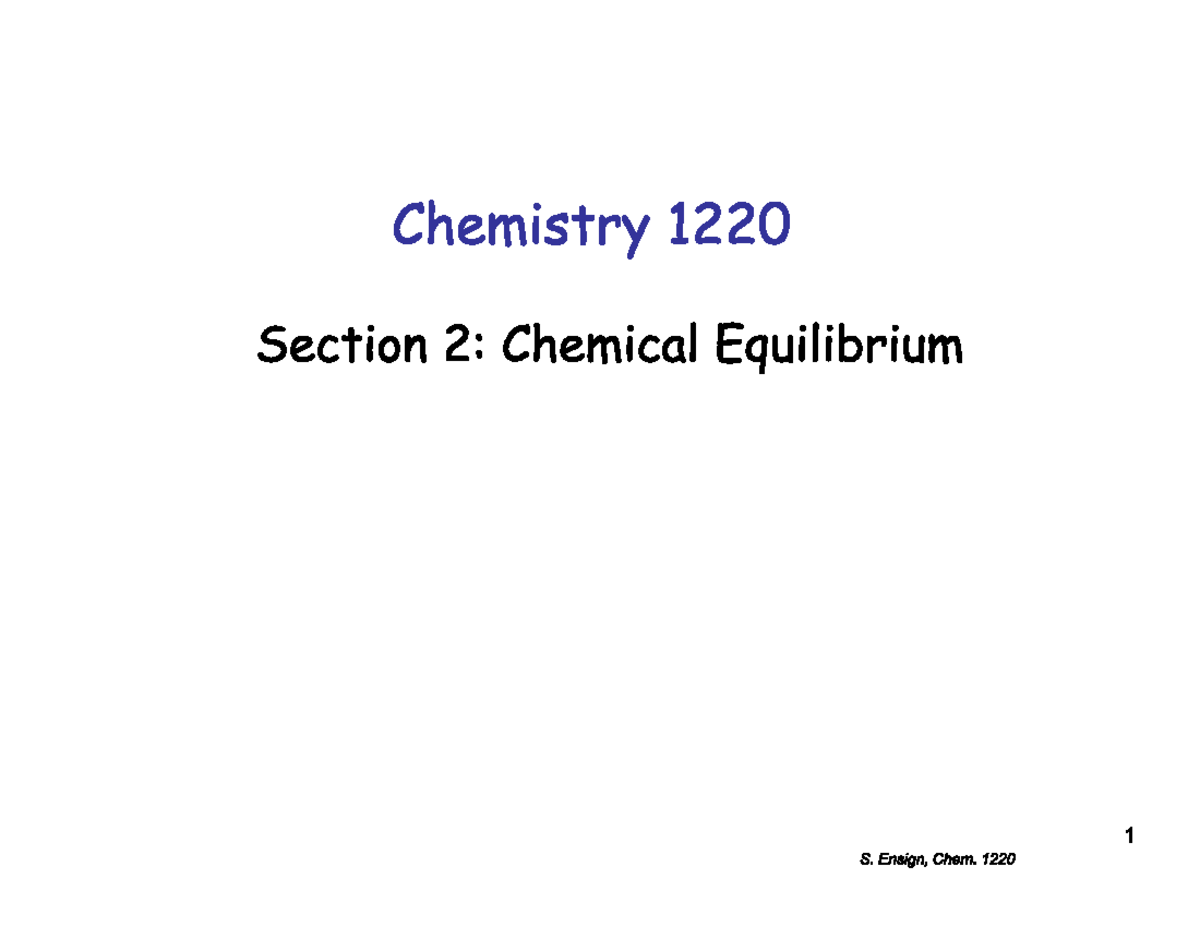 Chem 2 Notes - CHEM 1220 - Utah State - Studocu