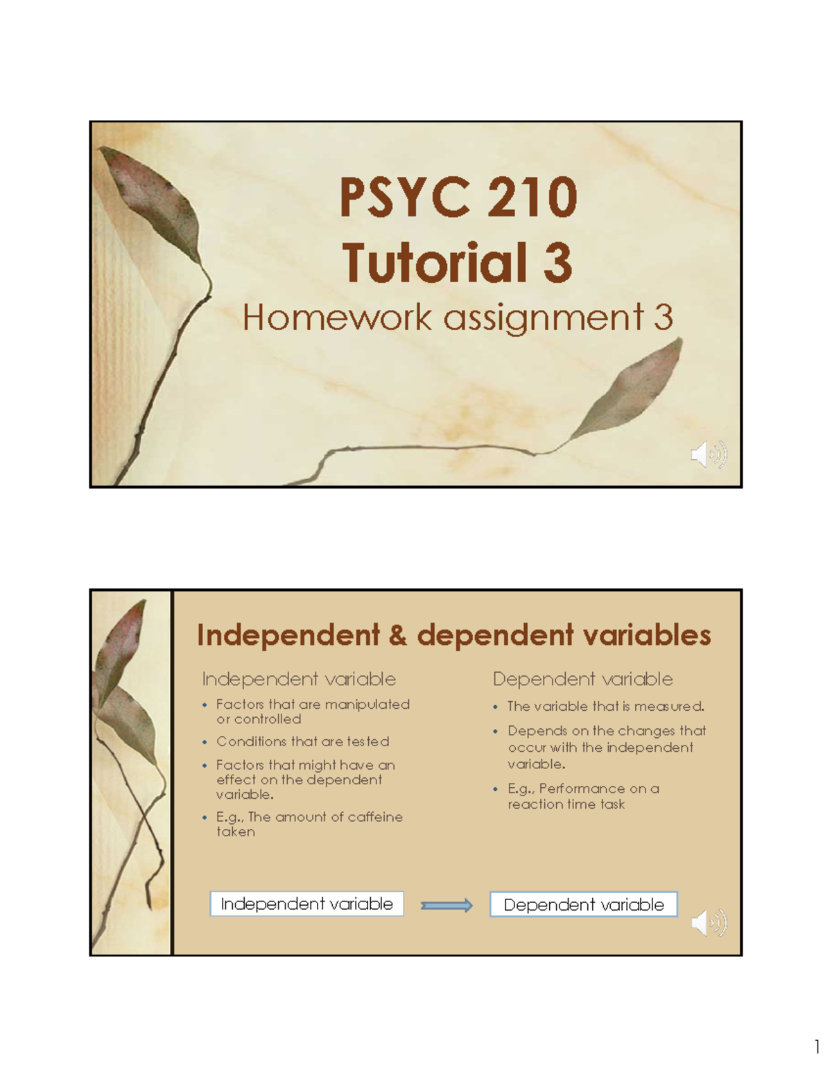 PSYC210 Tutorial 3 (2022) - PSYC 210 Tutorial 3 Homework assignment 3 ...