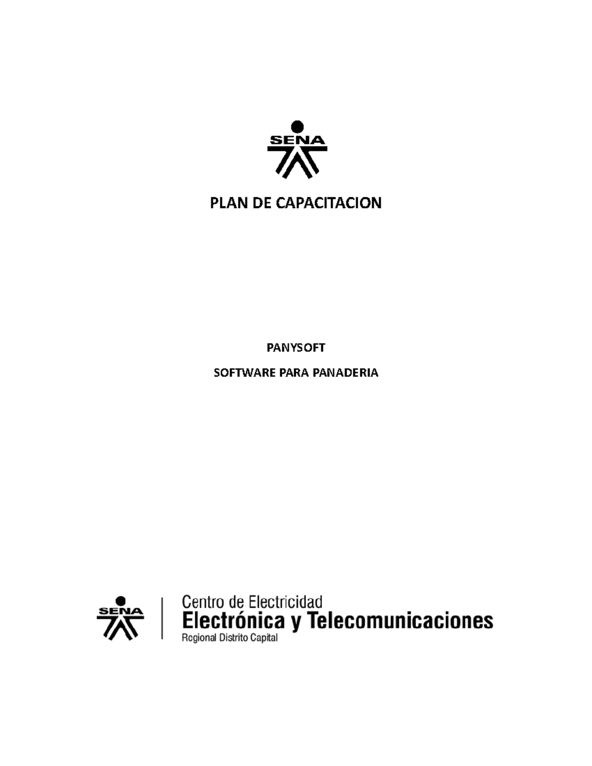 Plan De Capacitacion Plan De Capacitación Para El Desarrollo Del