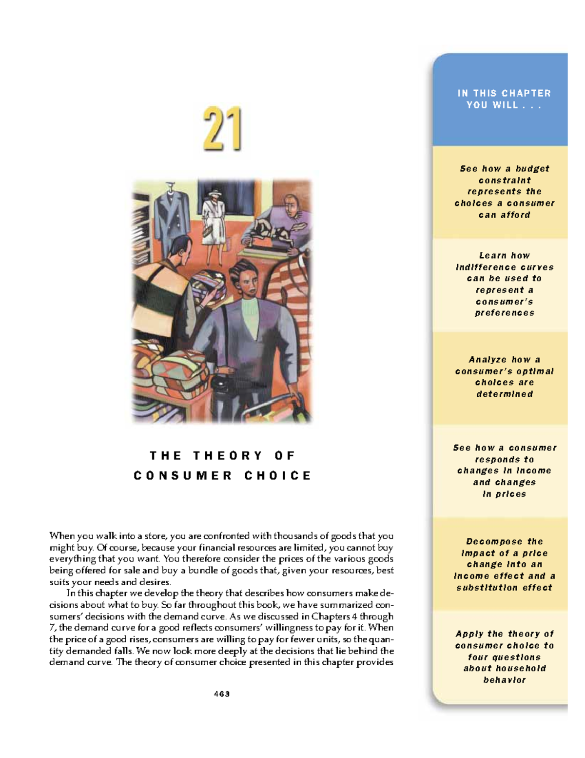 Lecture 1.1 Theory of Consumer Choice - IN THIS CHAPTER YOU WILL ...