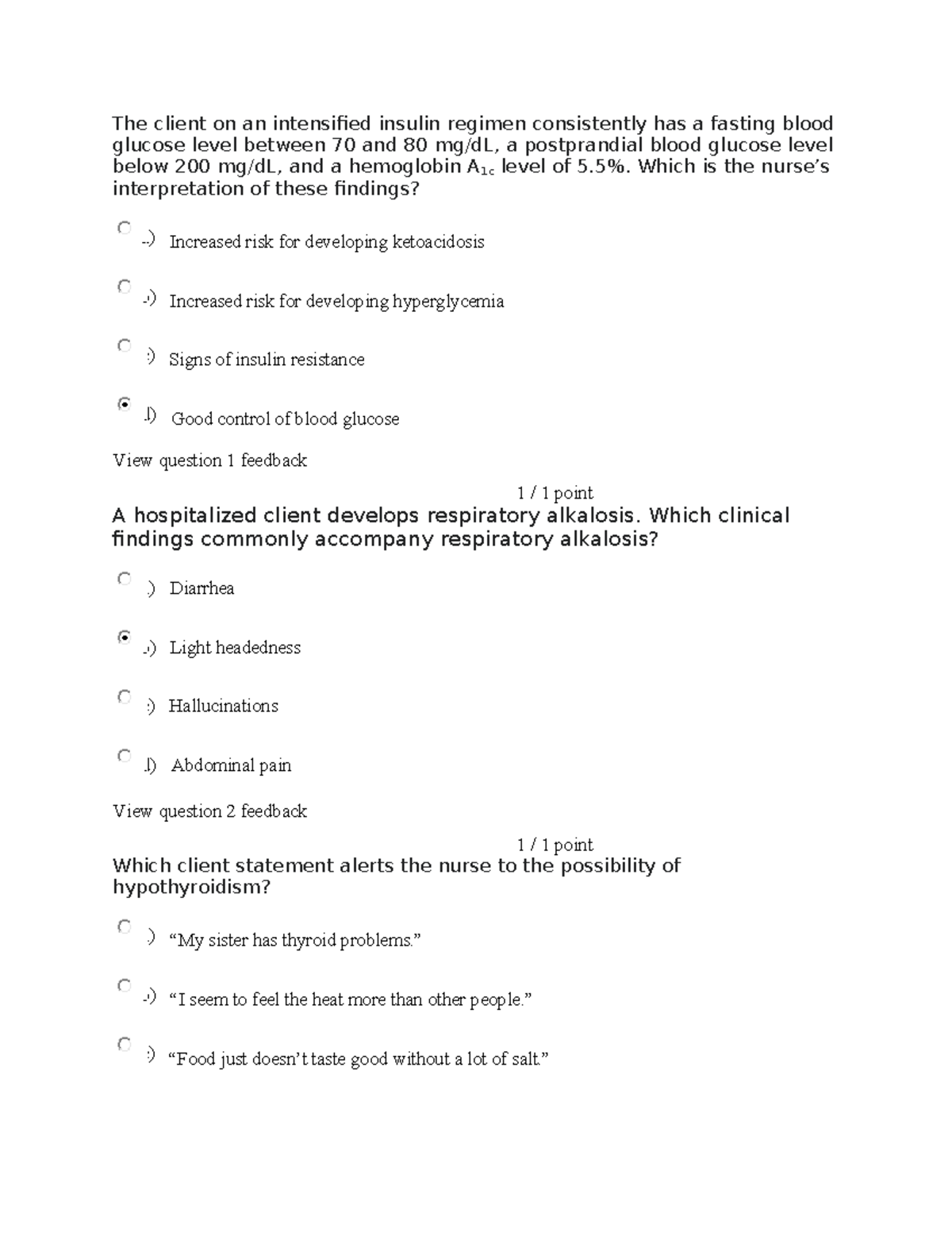 Unit-2-test - practice real practice - The client on an intensified ...