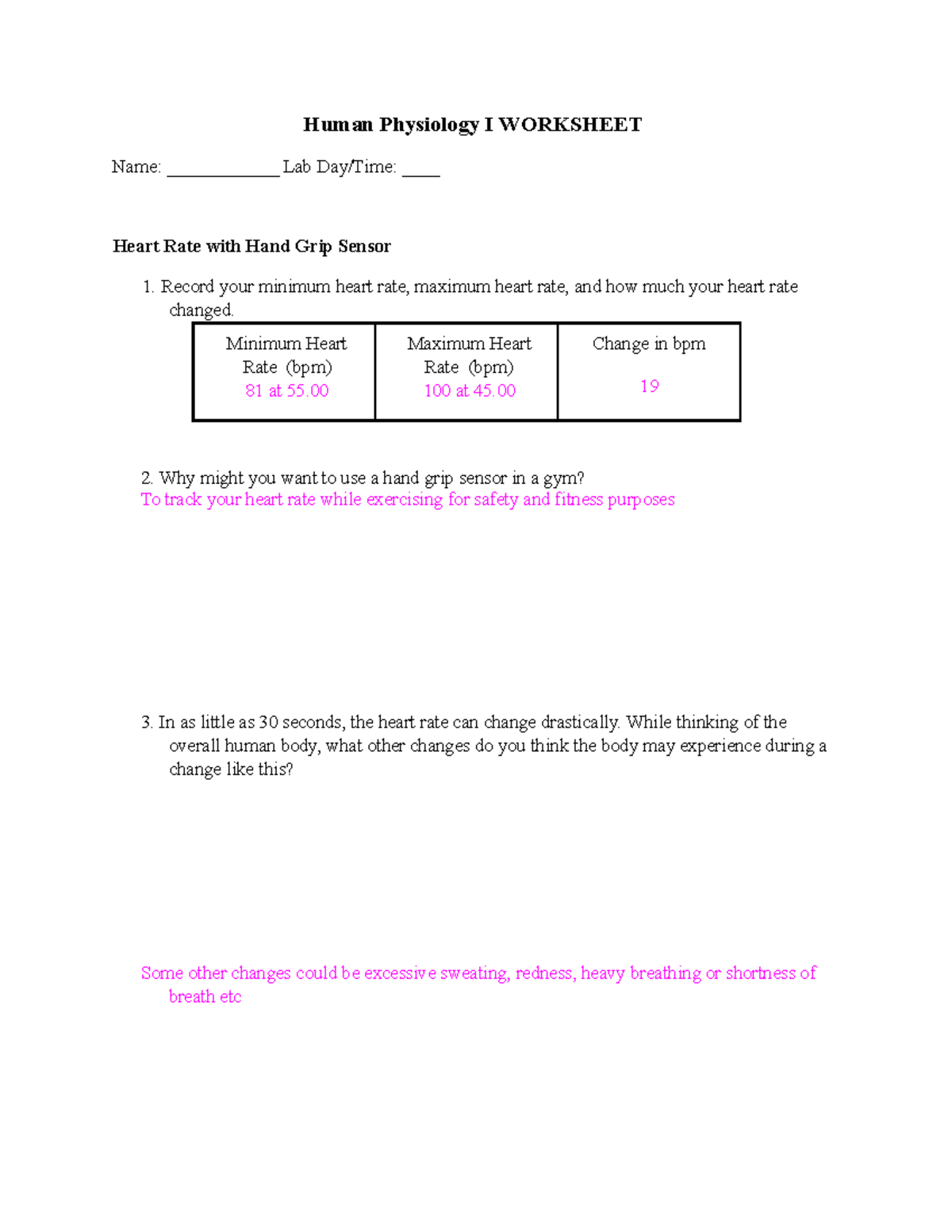 HPL Week 1 WS - bio - Human Physiology I WORKSHEET Name ...