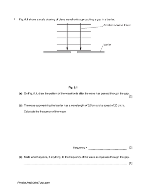 Caie igcse physics 0625 alternative to practical v1 - ZNOTES ...