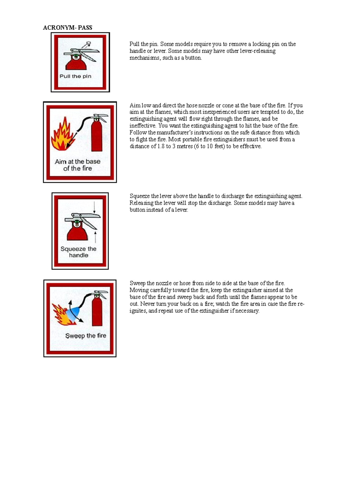 Laundry notes 1 - ACRONYM- PASS Pull the pin. Some models require you ...