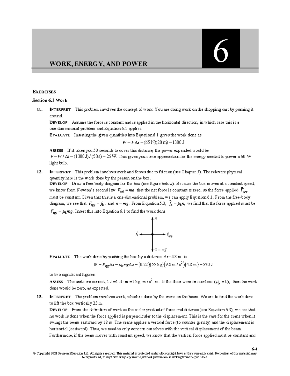 Ch6 solution totally - 6- © Copyright 2021 Pearson Education Ltd. All rights reserved. This ...
