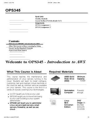 Lab7 - Winter 2023 labs and assignment - 2 /19/23, 12:22 PM OPS345 Lab 7 - Littlesvr Wiki - Studocu