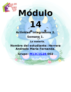 Herrera Andrade Maria Fernanda M14S4PI - Módulo 14 Proyecto integrador ...