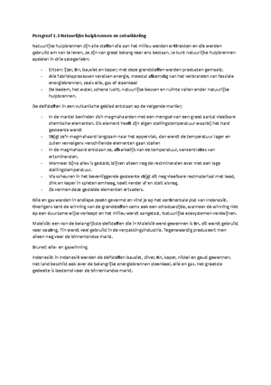 Paragraaf 2.3 Verwering en erosie - Paragraaf 2 Verwering en erosie Fysische verwering (het ...