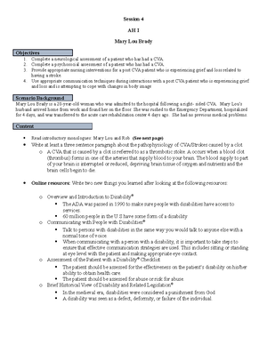 AH1 week 12 worksheet - Cancer - Adult Health 1 Week 12 Worksheet ...