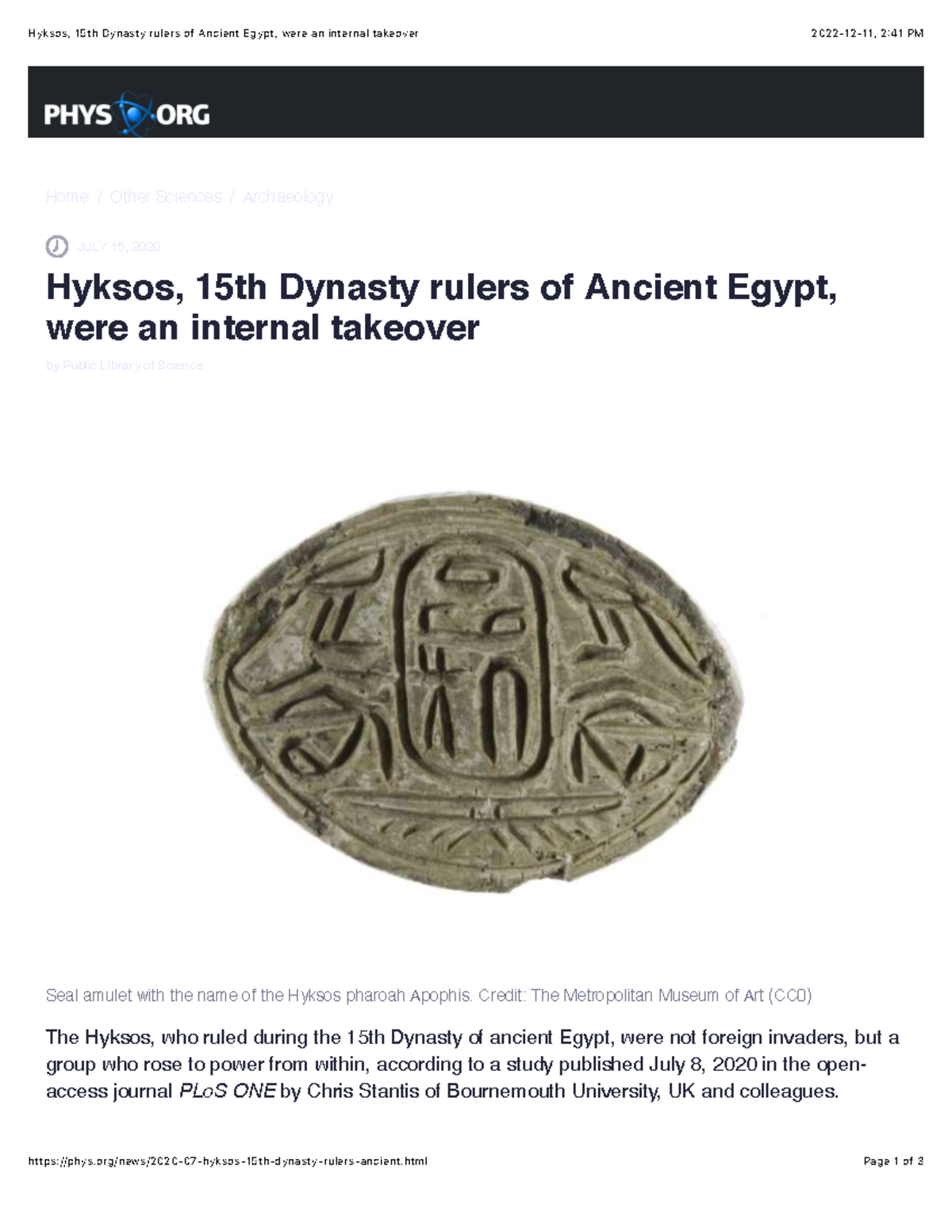8 Hyksos, 15th Dynasty rulers of Ancient Egypt, were an internal ...
