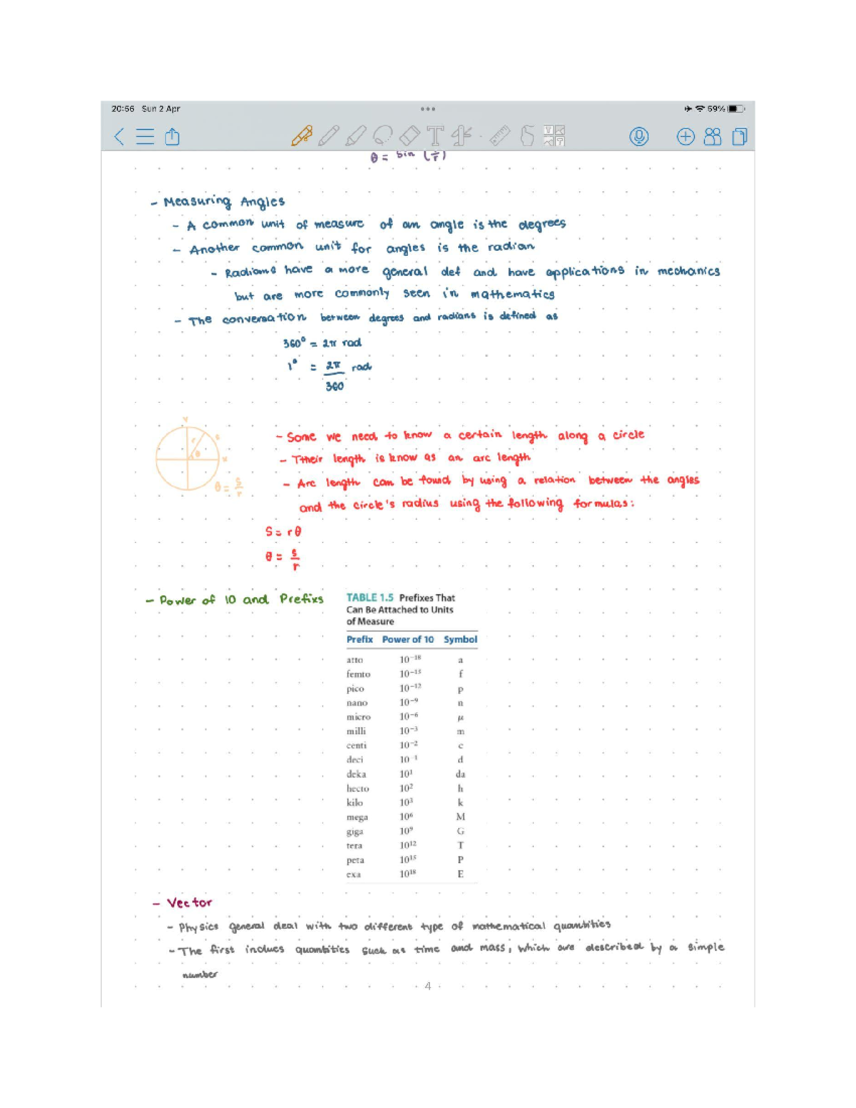 Physics 211 - Power of 10 and Prefixs, Vector - PHYS 211 - Studocu