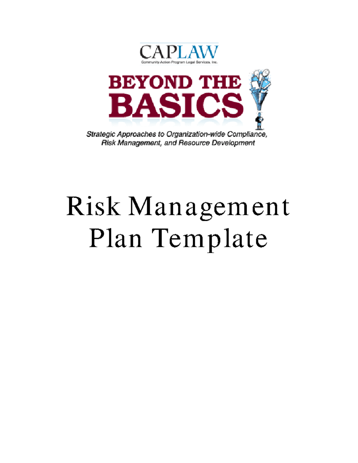 Risk Management Plan Template Legal - Risk Managem ent Plan Tem plate ...