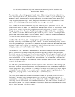 The concept of identity in philosophy and its relationship to personal ...