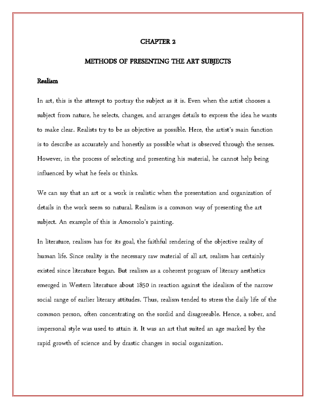 WEEK-2-3 Chapter-2-Art-App- Methods-OF- Presenting-THE-ART- Subjects ...