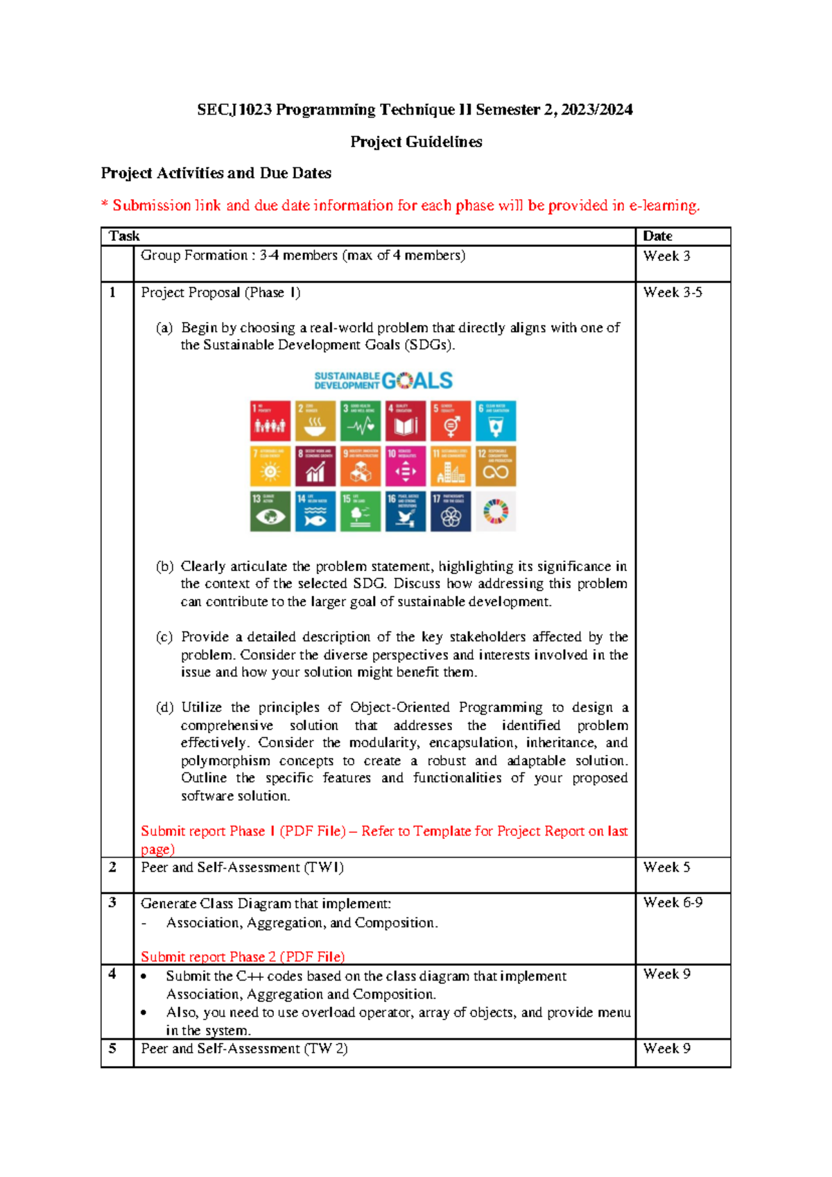 SECJ1023 Group Project 202320241 - SECJ1023 Programming Technique II ...
