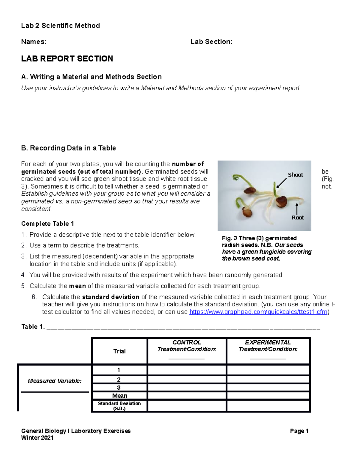 Lab2 - Lab2 - Lab 2 Scientific Method Names: Lab Section: LAB REPORT ...