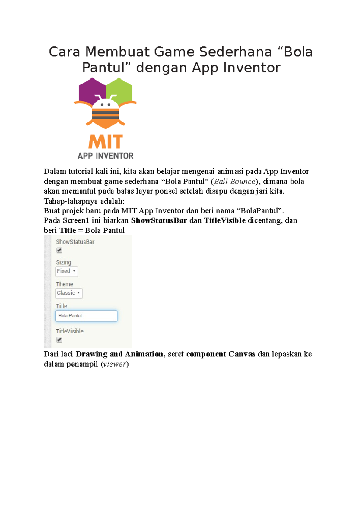 Cara Membuat Game Sederhana - Tahap-tahapnya adalah: Buat projek baru ...