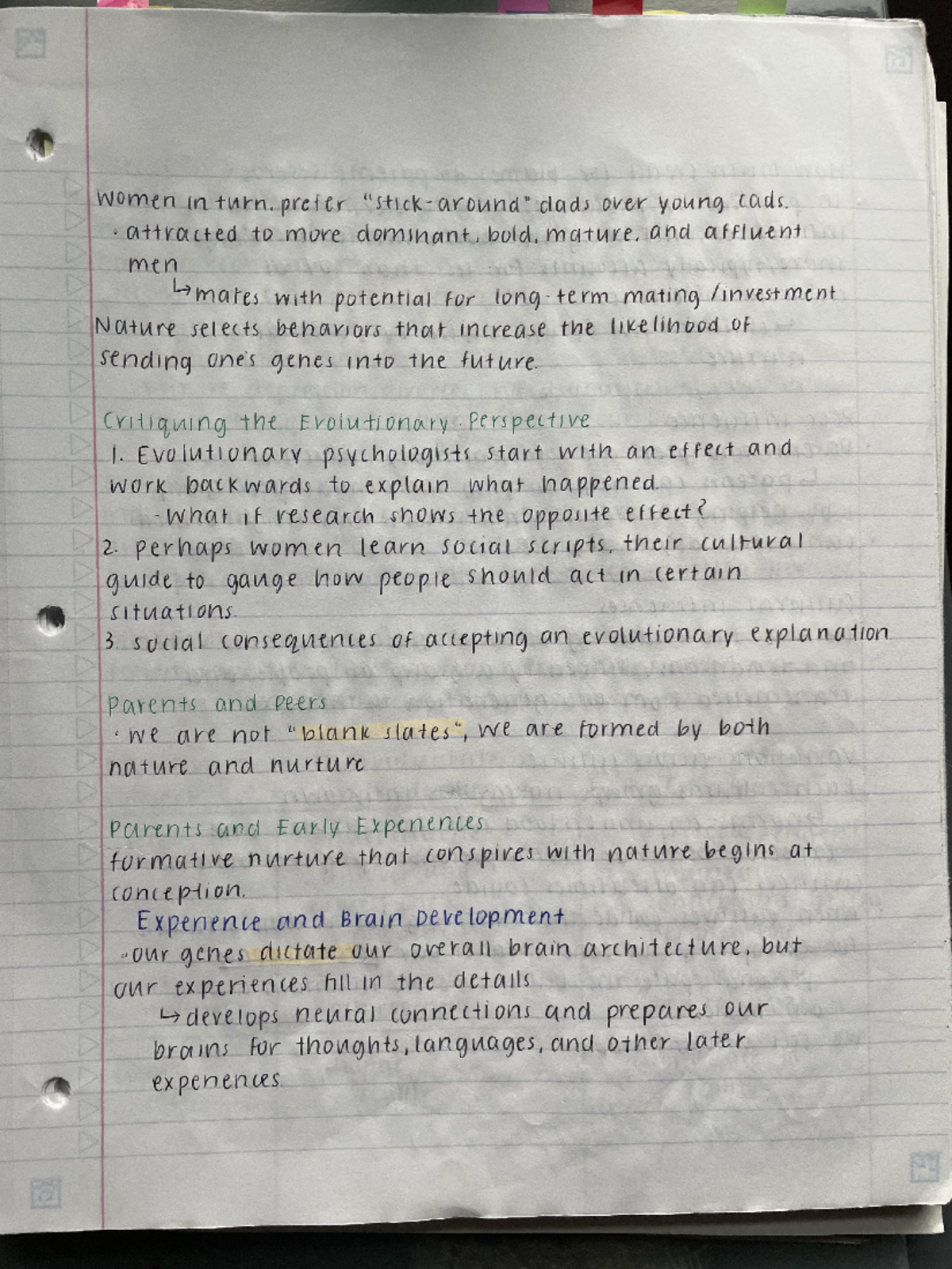 AP Psychology Nature and Nurture Notes - Studocu