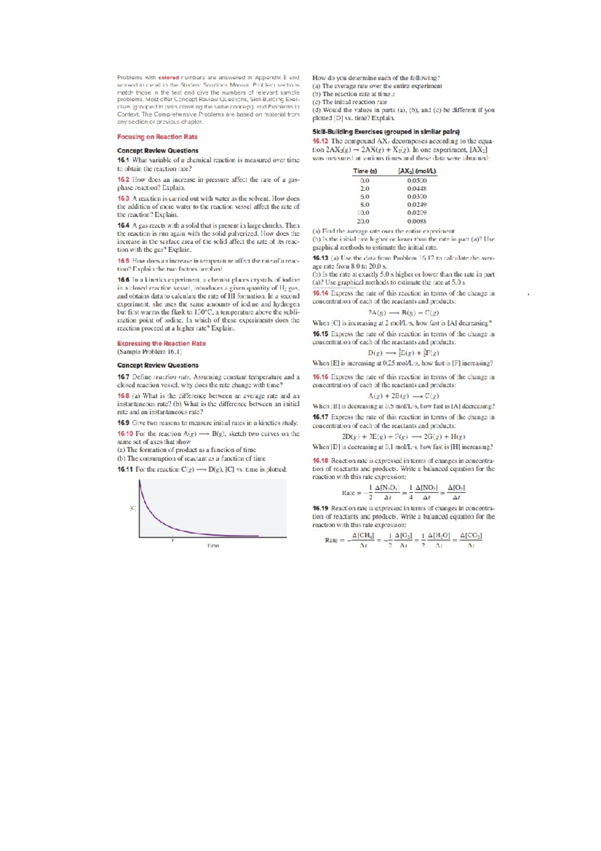 Chp 16 - end of chapter questions - CHM136 - Studocu