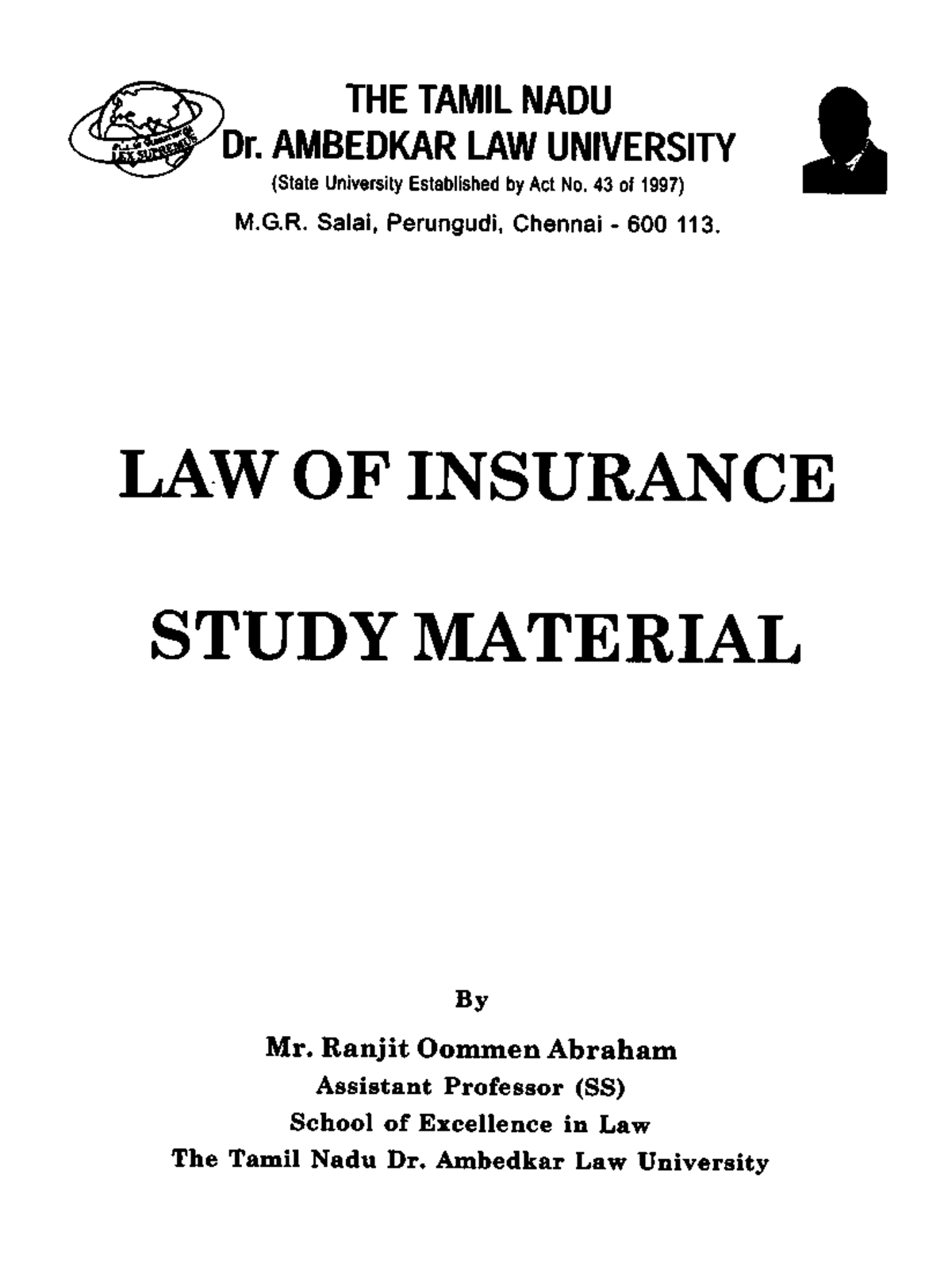 36 Law of Insurance - Business Law - Studocu