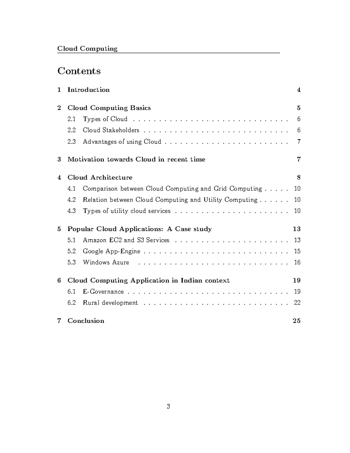 Cloud computing notes imprtant - Contents 1 Introduction 2 Cloud ...