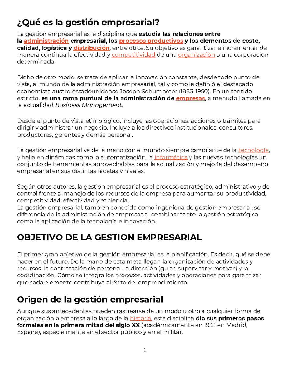 4.Qué es la gestión empresarial - øQuÈ es la gestiÛn empresarial? La gestiÛn empresarial es la ...