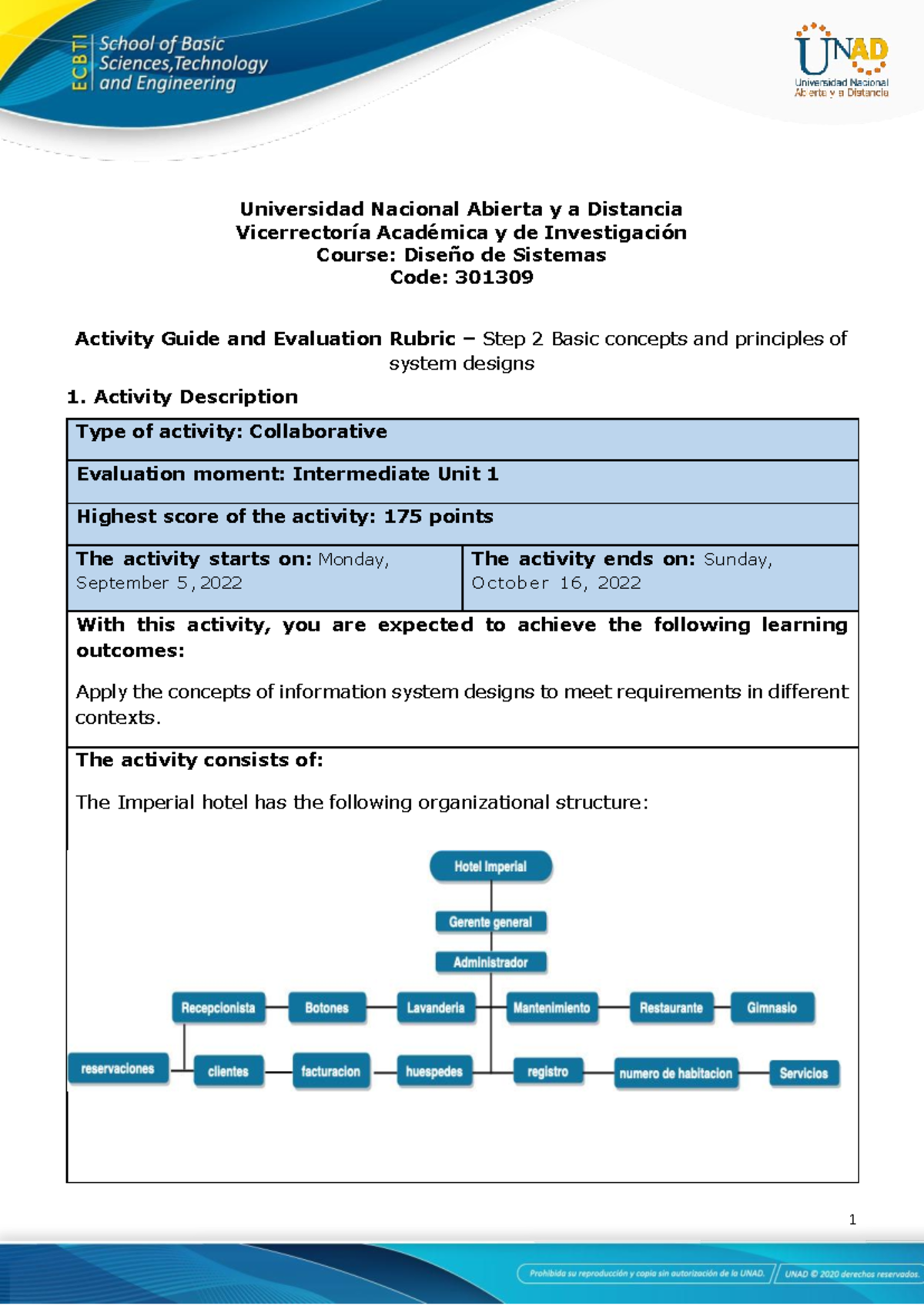 Activity Guide and Evaluation Rubric - Unit 1 - Step 2 - Basic design ...