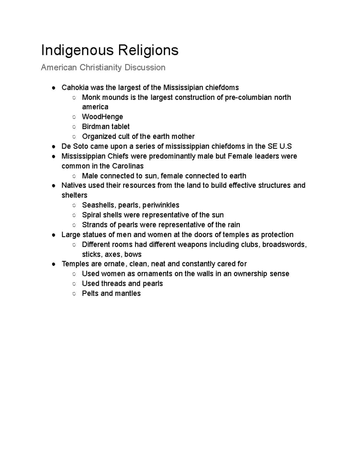 Indigenous Religion Definition at Thomas Gabaldon blog