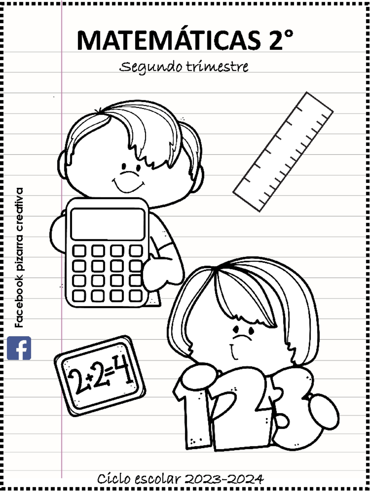 2° Cuaderno Matematico Segundo Trimestre - MATEMÁTICAS 2° Facebook pizarra creativa Ciclo ...