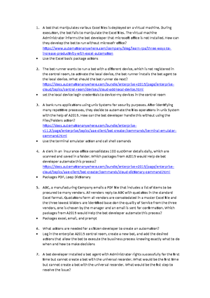 MECA100 HW3 Sample Final - MECA 100 INTRODUCTION TO MECHATRONICS SAMPLE ...