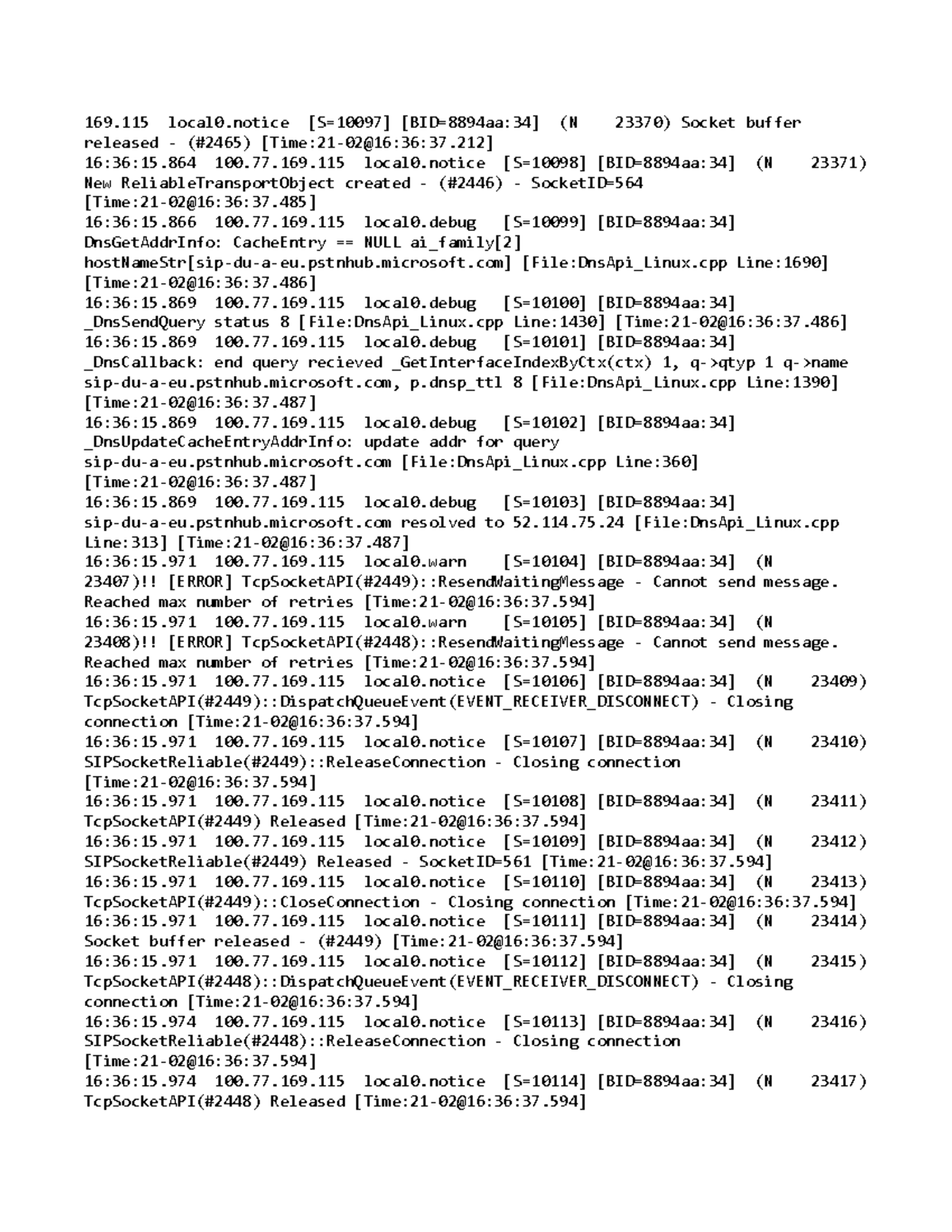 001 - math - 169 local0 [S=10097] [BID=8894aa:34] (N 23370) Socket ...