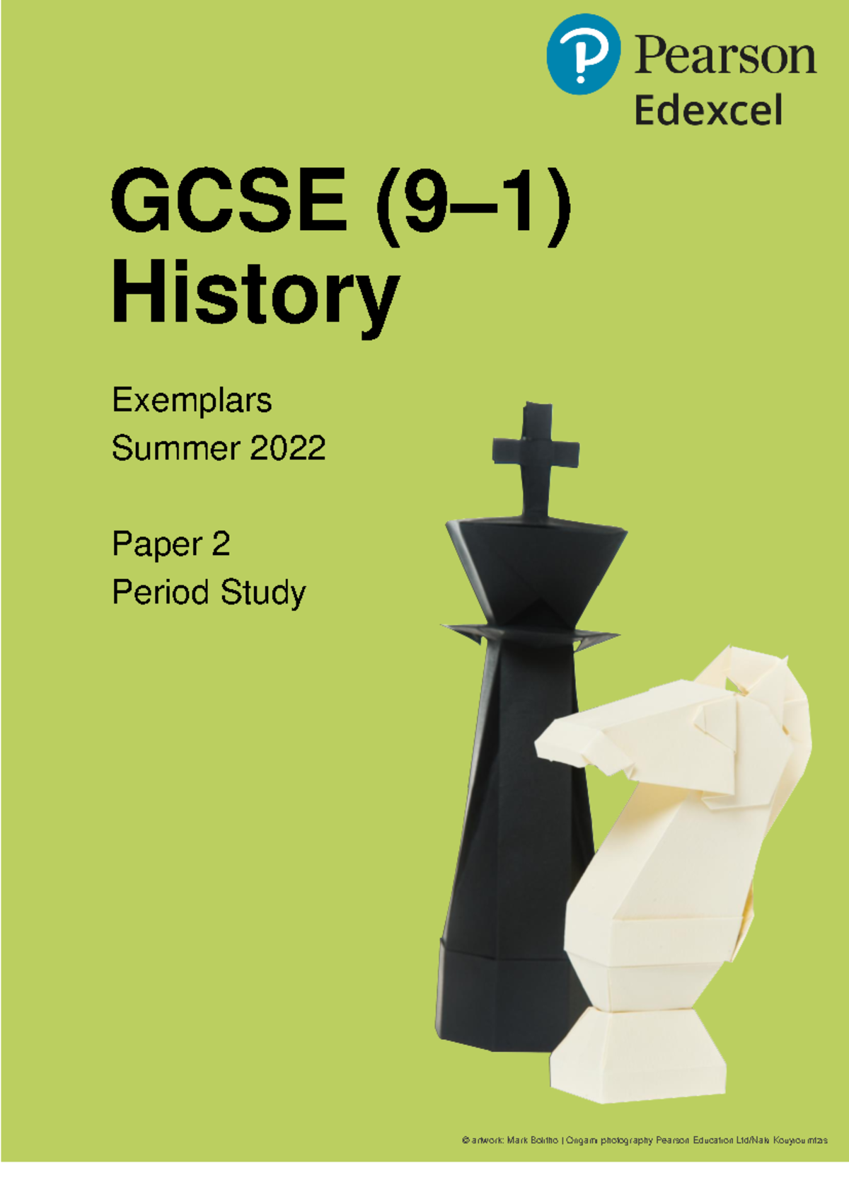 Gcse history paper 2 period study exemplars june 2022 - GCSE (9–1 ...