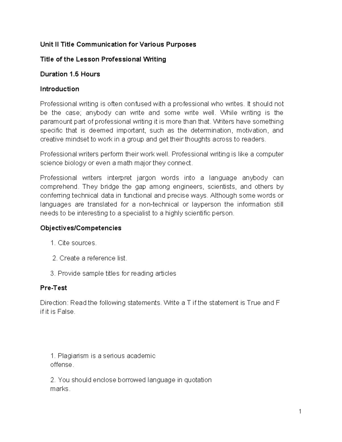 22 Unit-II-Lesson-4 - PCM - Unit II Title Communication for Various ...